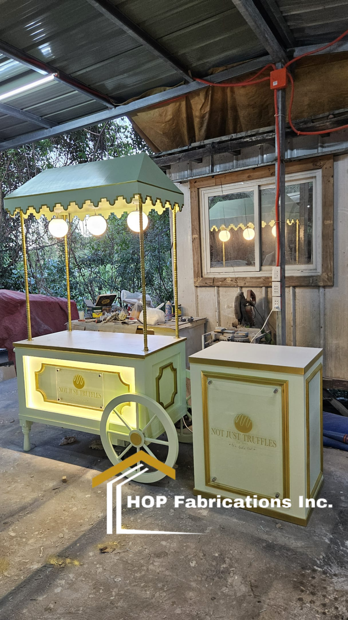 HOP Fabrications Inc. | Collapsible Carts, Mall Kiosks & Custom Fabrication